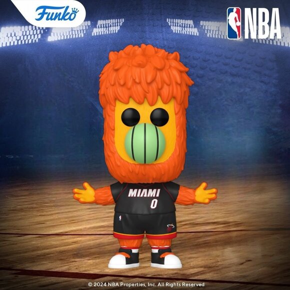 Funko | Toys | Funko Pop Nba Mascots Miami Heat Burnie Figure 9 | Poshmark